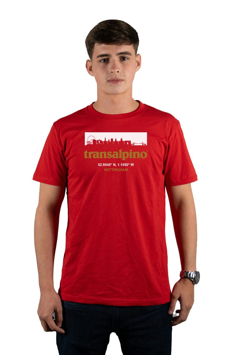 Transalpino Nottingham (Forest) Skyline Tee - Red
