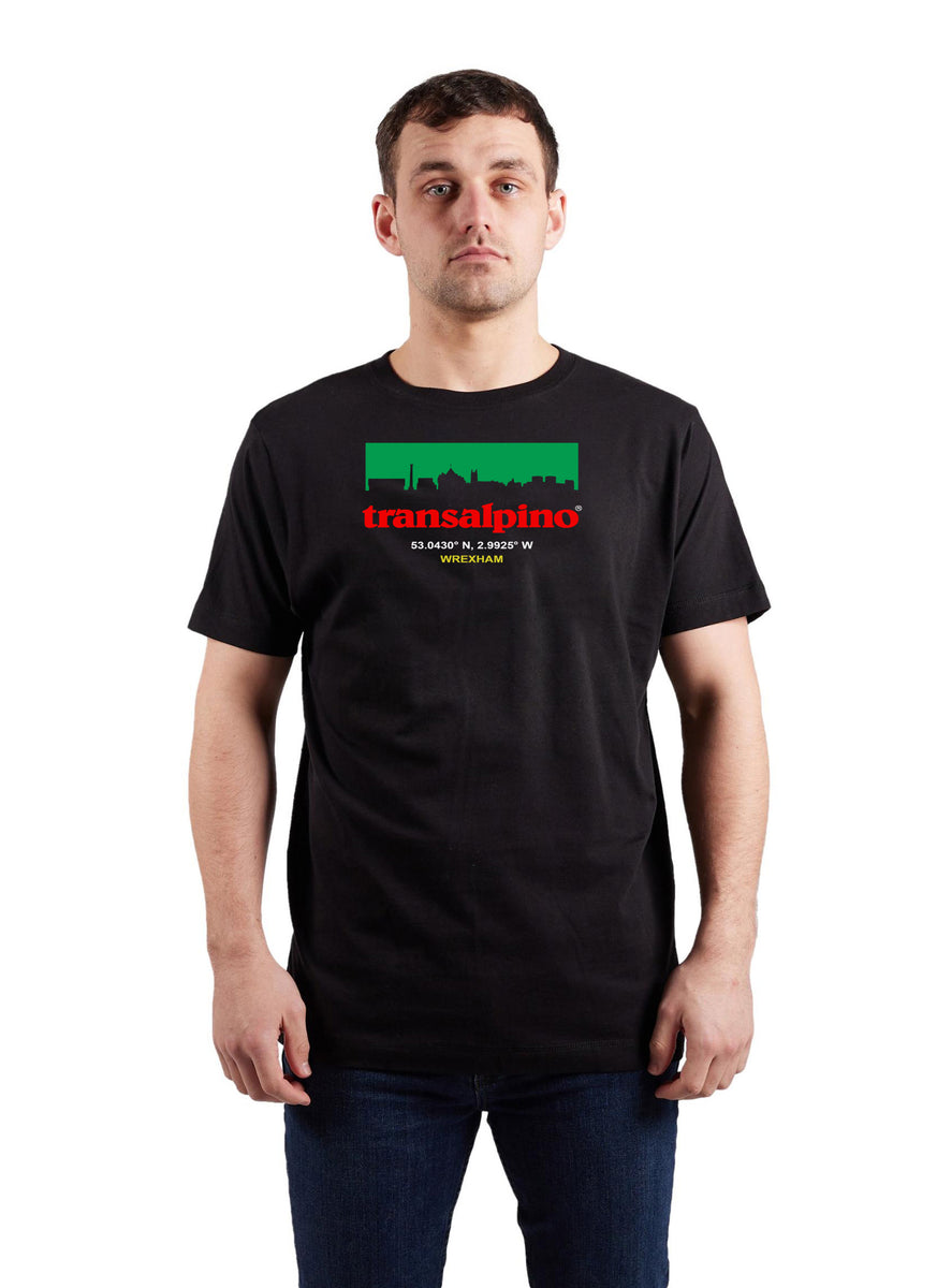 Transalpino Wrexham Skyline Tee - Black