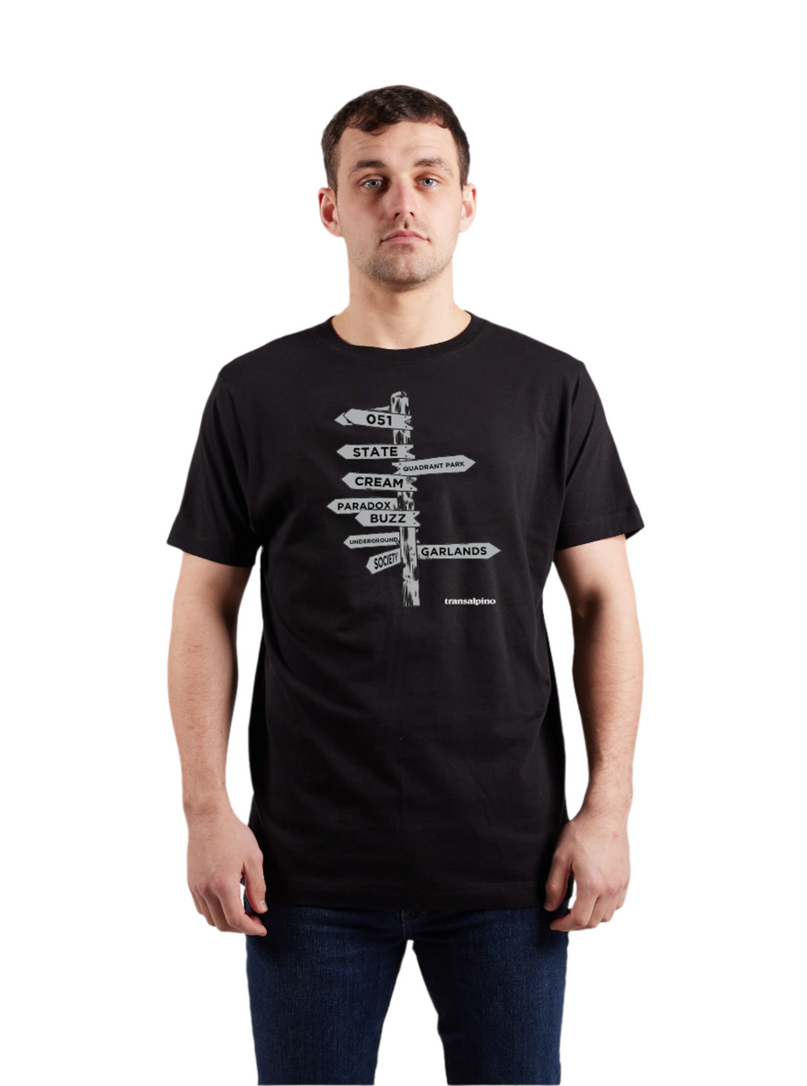 Music Matters Clubland Tee - Black – Transalpino