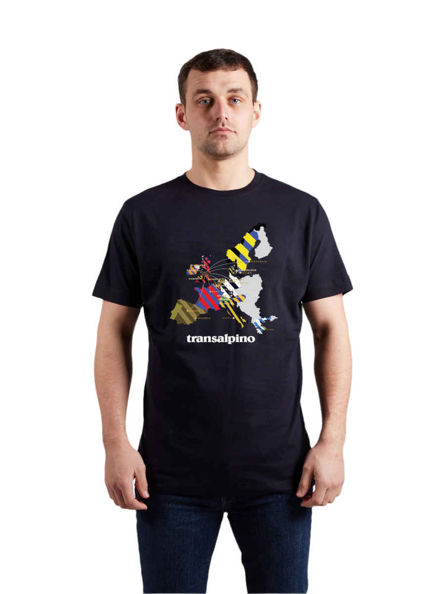 Transalpino Lads Army Tee - Navy